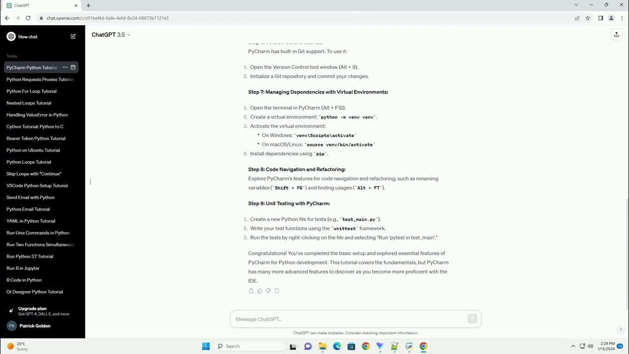 how to use pycharm for python - YouTube