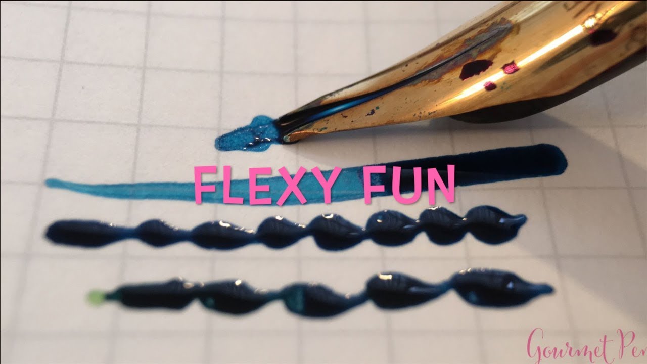 Flexy Nib Fountain Pens Compilation - YouTube