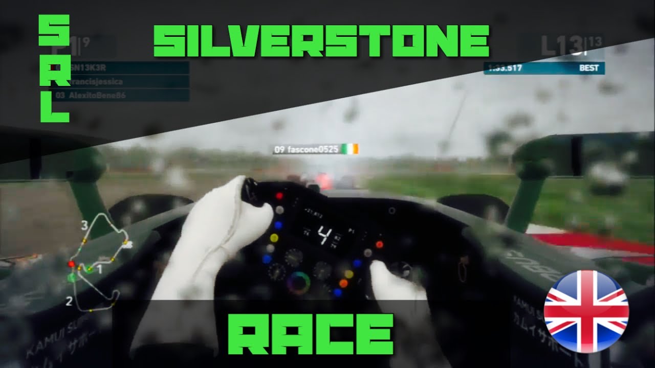 SRL F1 Racing League Round 13 - Silverstone Race (English Commentary ...