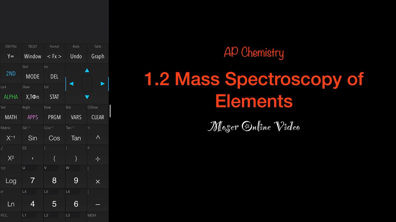 1.2 Mass Spectroscopy of Elements - YouTube