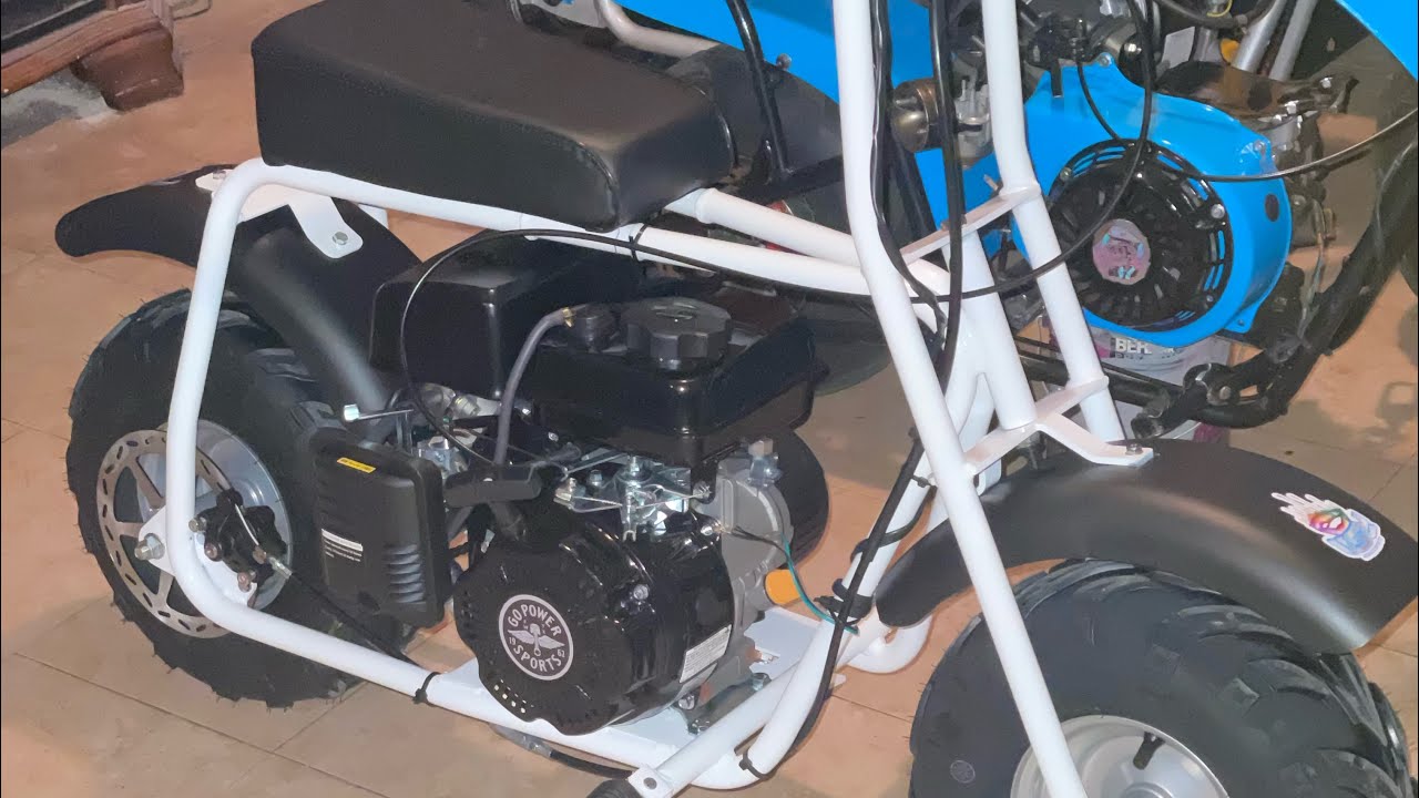 I Got A GoPowerSports Maverick 98 Mini Bike Kit For Christmas - YouTube