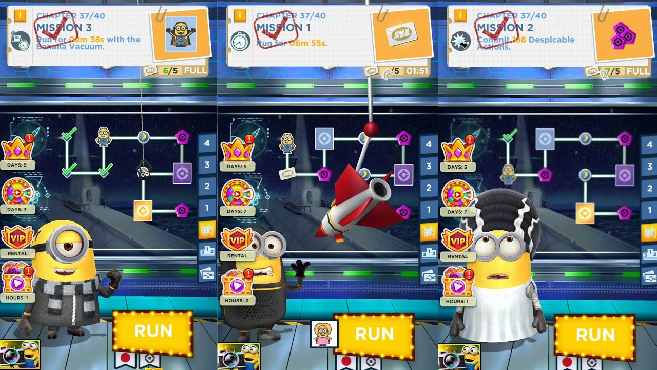 Minion Rush Despicable Mel and Spy Gru and Bride of Frankenstein ...