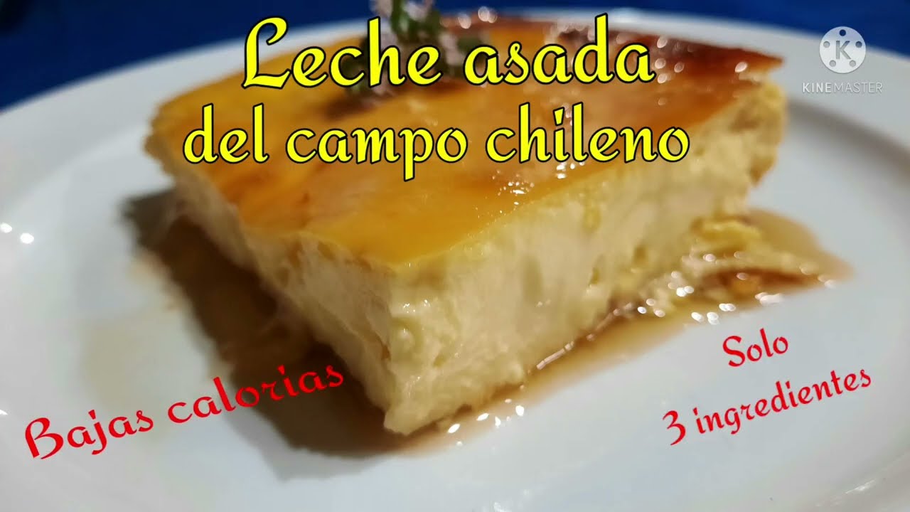 Leche asada a la Chilena. (Light en azucares) - YouTube
