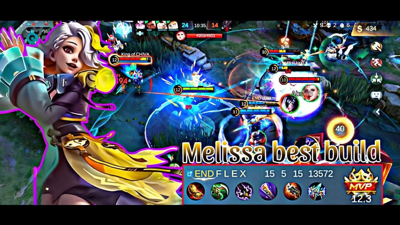 Melissa best build speed 999+ 🔥 || Melissa + portal 💀 / Melissa montage ...