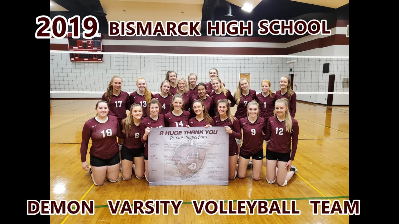 2019 Bismarck Demon Varsity Volleyball Highlight Video - YouTube