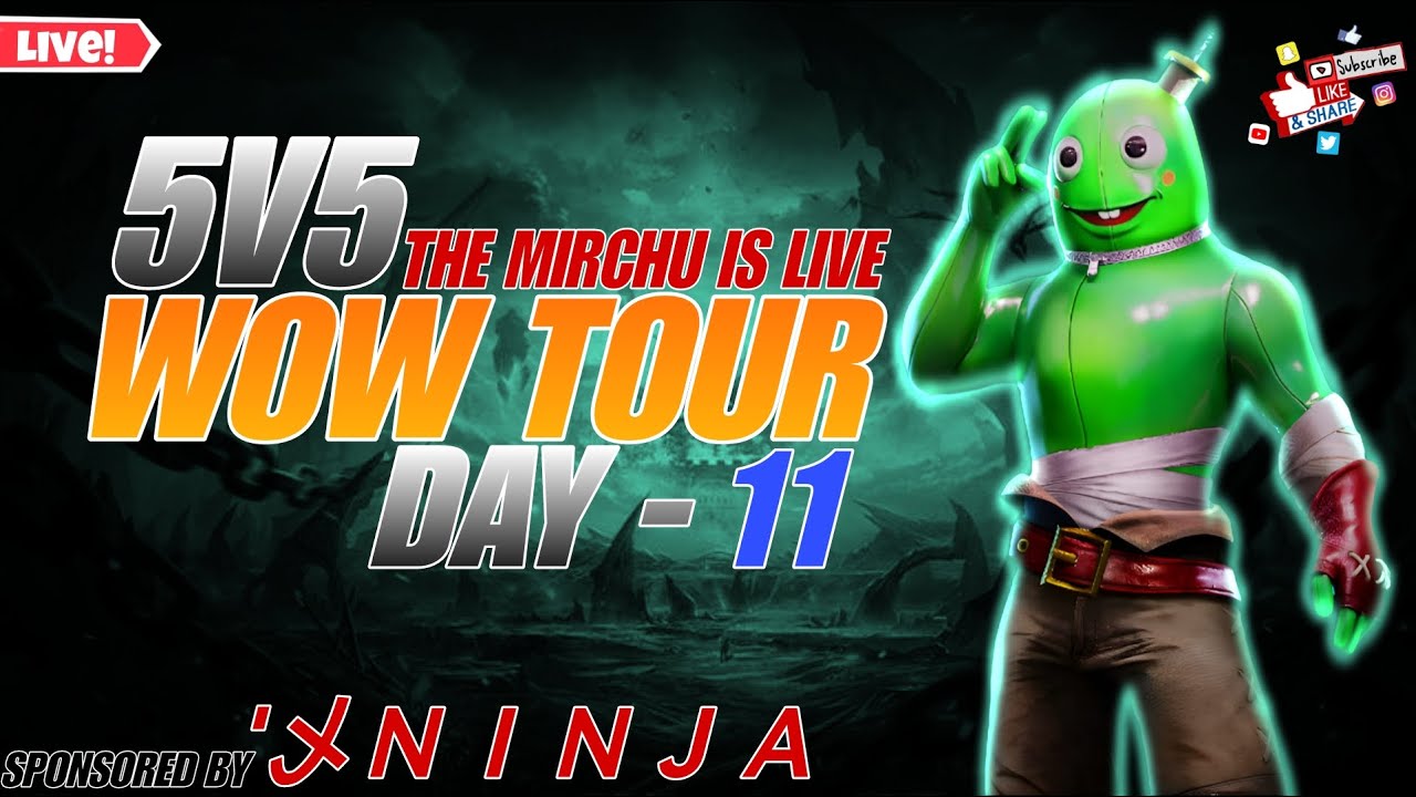 MIRCHU'S 5v5 wow TOURNAMENT DAY 11😁😁 THE MIRCHU PLAYZZZ is LIVE…! - YouTube