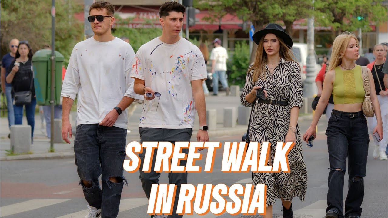 STREET WALK IN RUSSIA | MOST BEAUTIFUL GIRLS IN RUSSIA | Moscow street ...