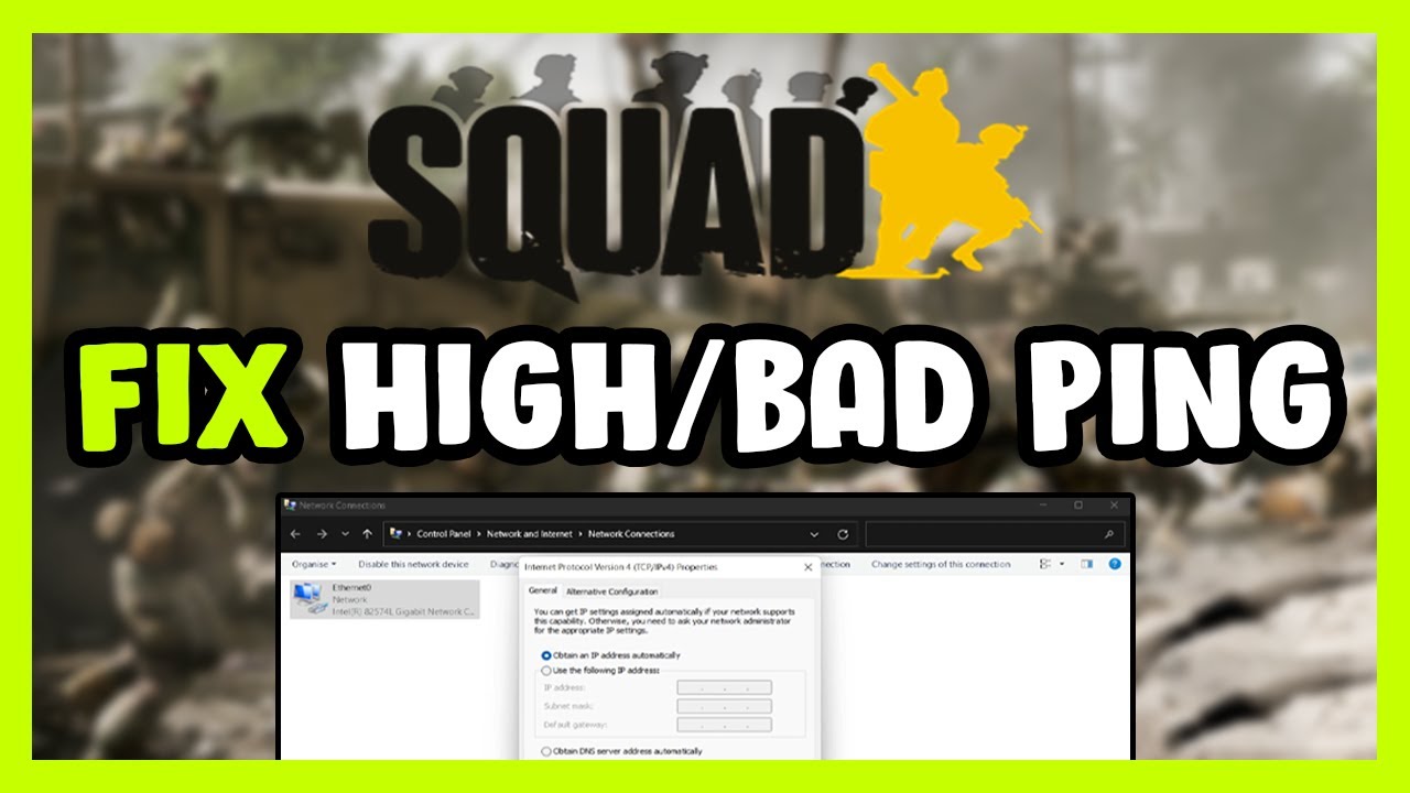 How to FIX Squad High/Bad Ping & Packet Loss! - YouTube