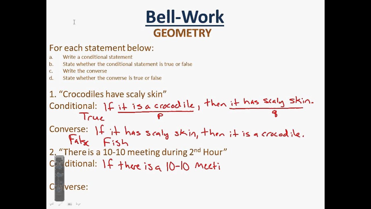 SL2E Bellwork Geometry - YouTube