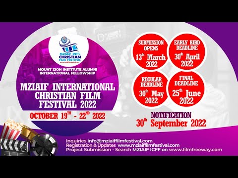 MZIAIF International Christian Film Festival 2022 - YouTube