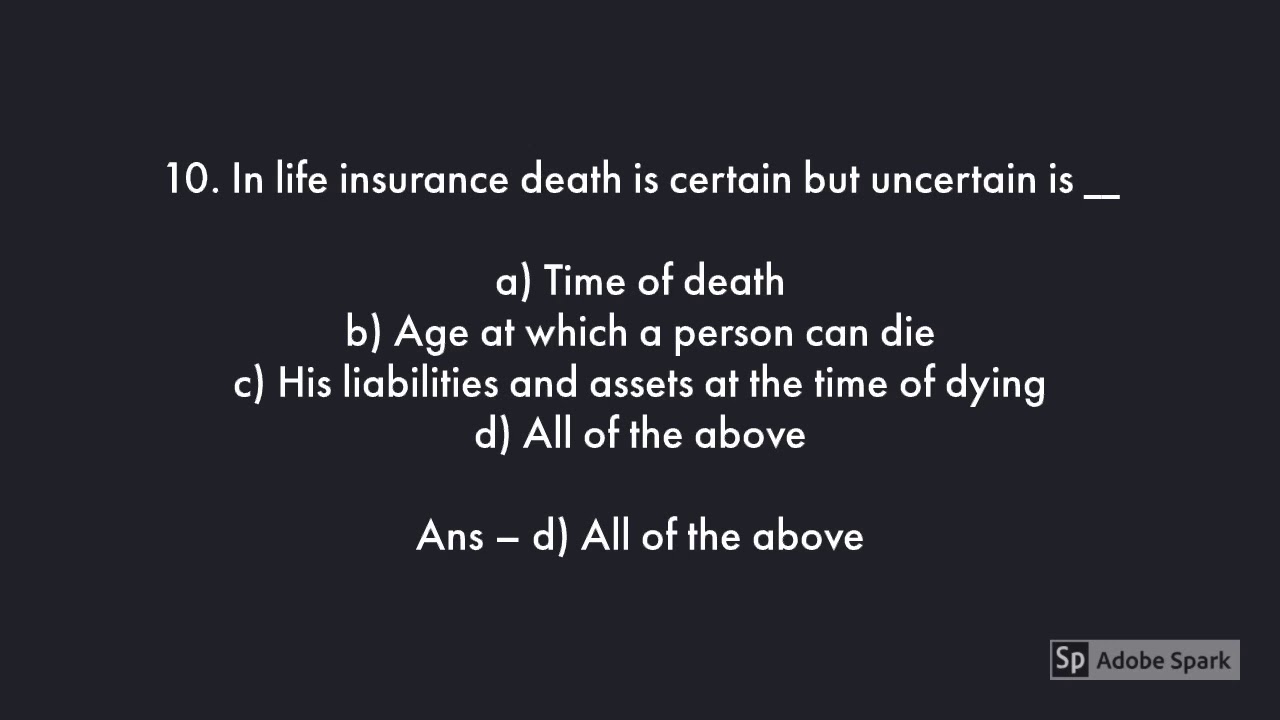 IC 38 Life Insurance Agent Exam Vol 1 - YouTube