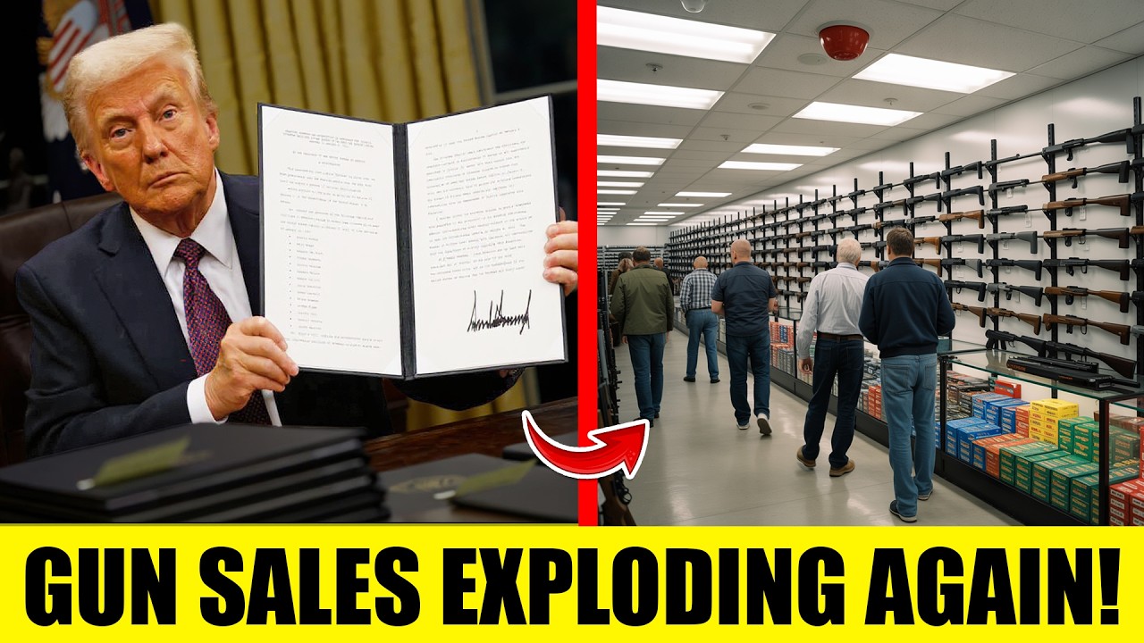 BREAKING: Trump’s New Move Sends Millions Rushing to Gun Stores to Buy ...