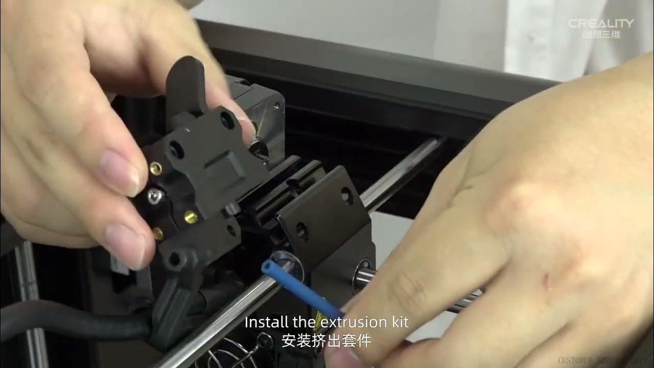 Service Tutorial CR - 200B Pro Replace the Extrusion Kit - YouTube