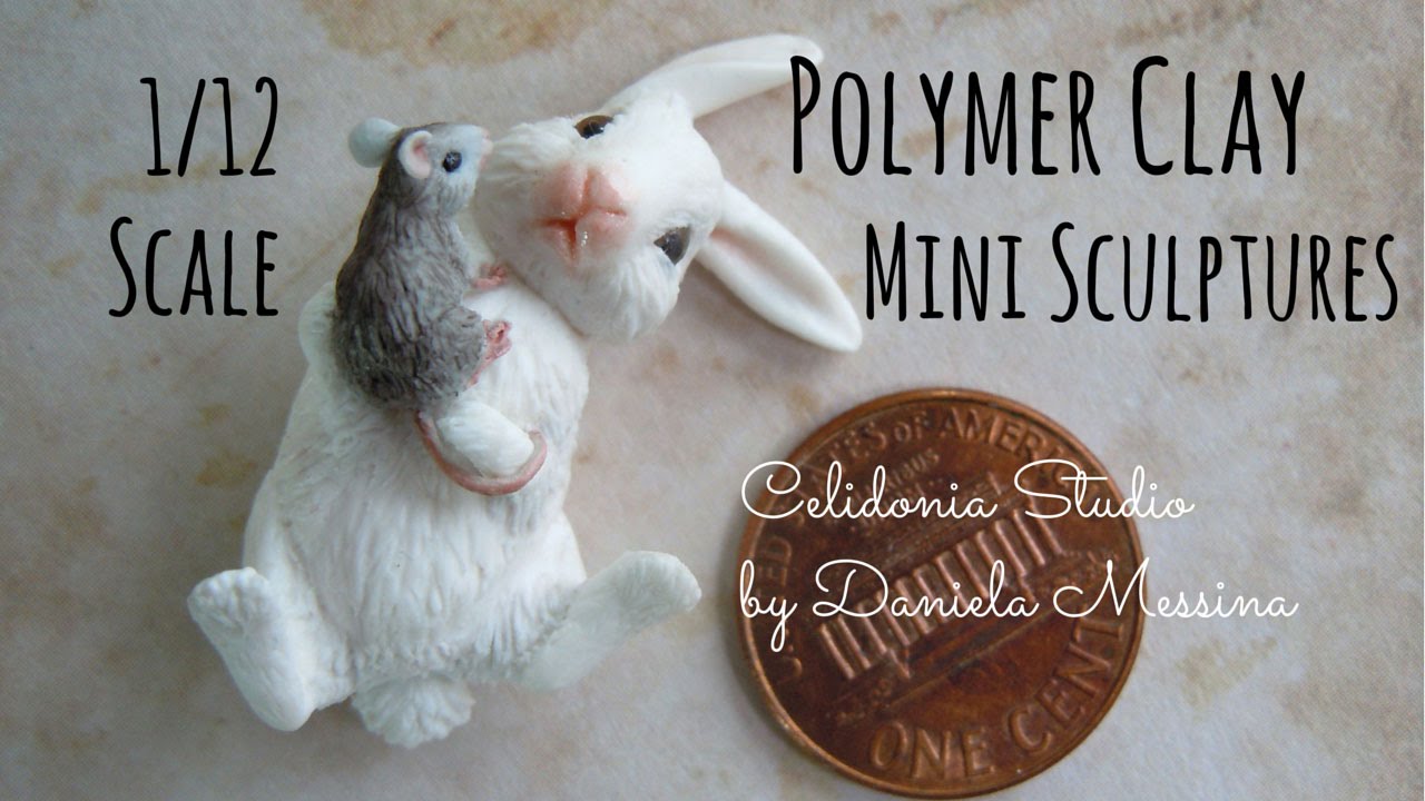 My Mini Sculptures for the Dollhouse Fair: Rabbits and other Creatures ...