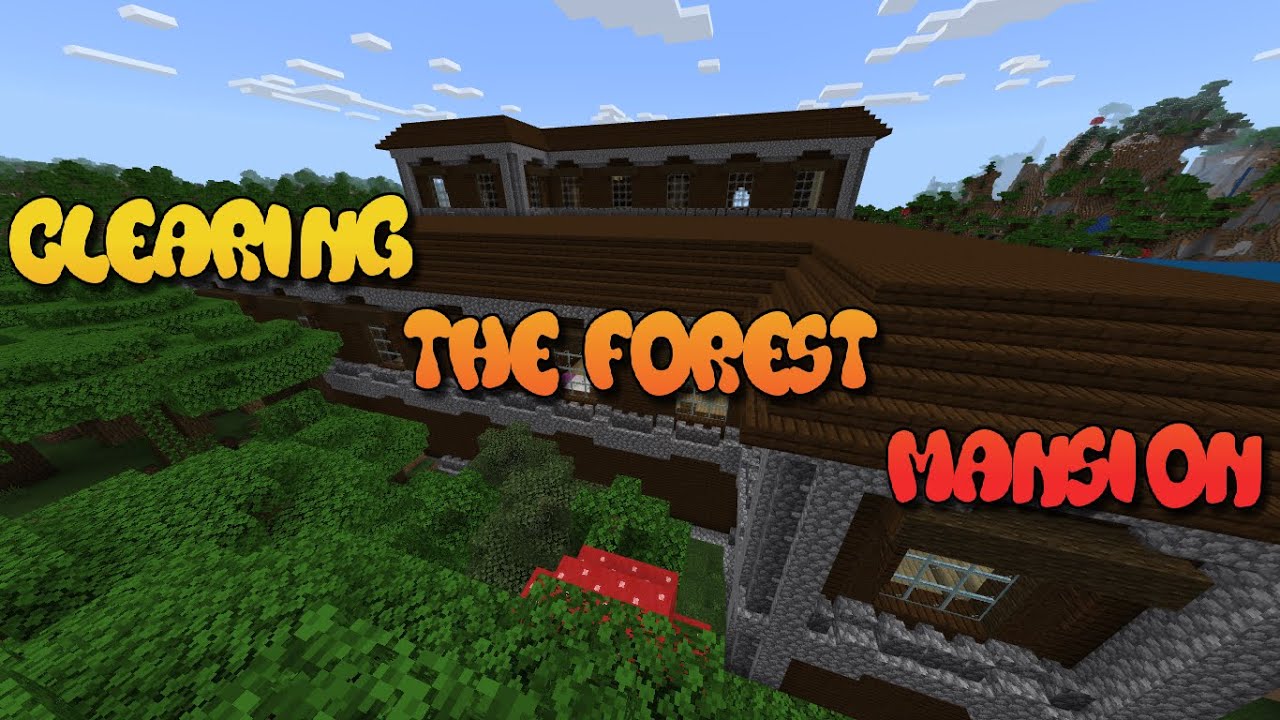 Minecraft, clearing the Forest Mansion. Майнкрафт, зачистка лесного ...