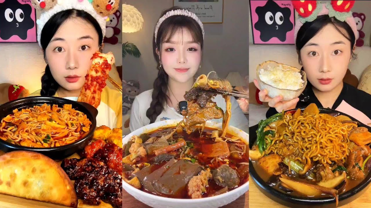 Mukbang ASMR Get Ready for a Fiery Food Adventure! | 먹방 eating sounds ...