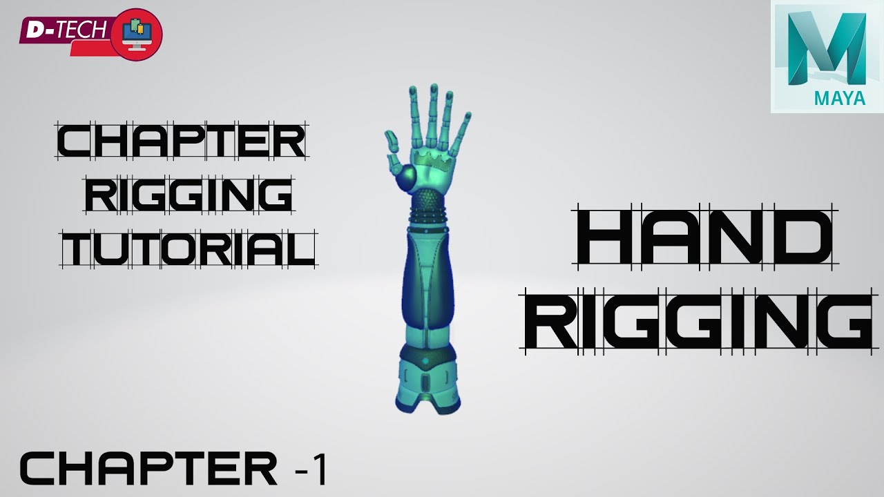 Hand Rigging | Maya chapter 1 | Control Creations | autodesk maya 2018 ...