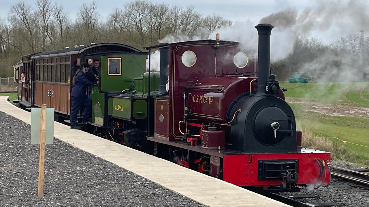 Trains at statfold barn railway 16/03/24 - YouTube