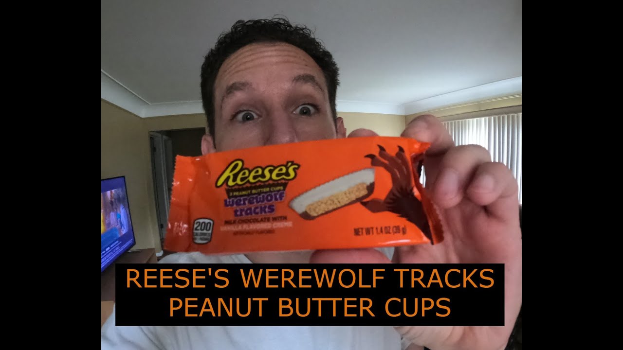 Reese's Werewolf Tracks Peanut Butter Cups - YouTube