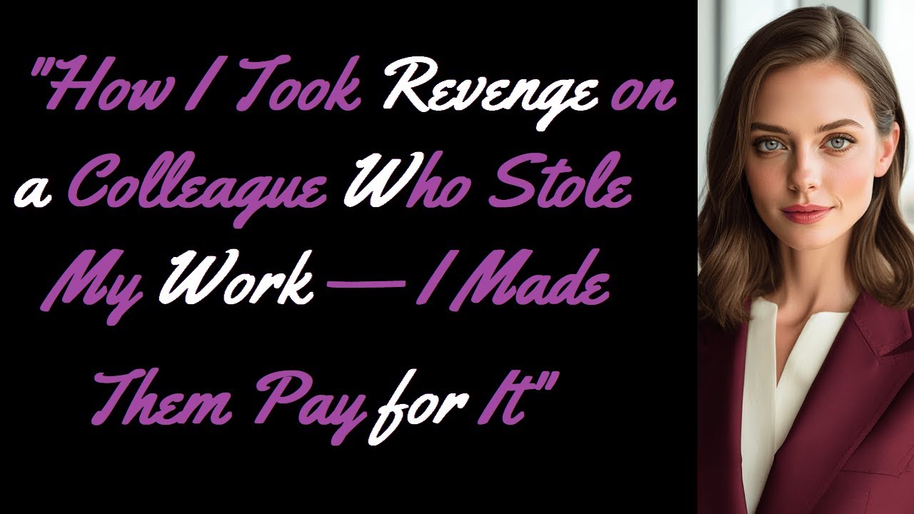 “My Colleague Stole My Work… So I Got Revenge in the Smartest Way 😳🔥 ...