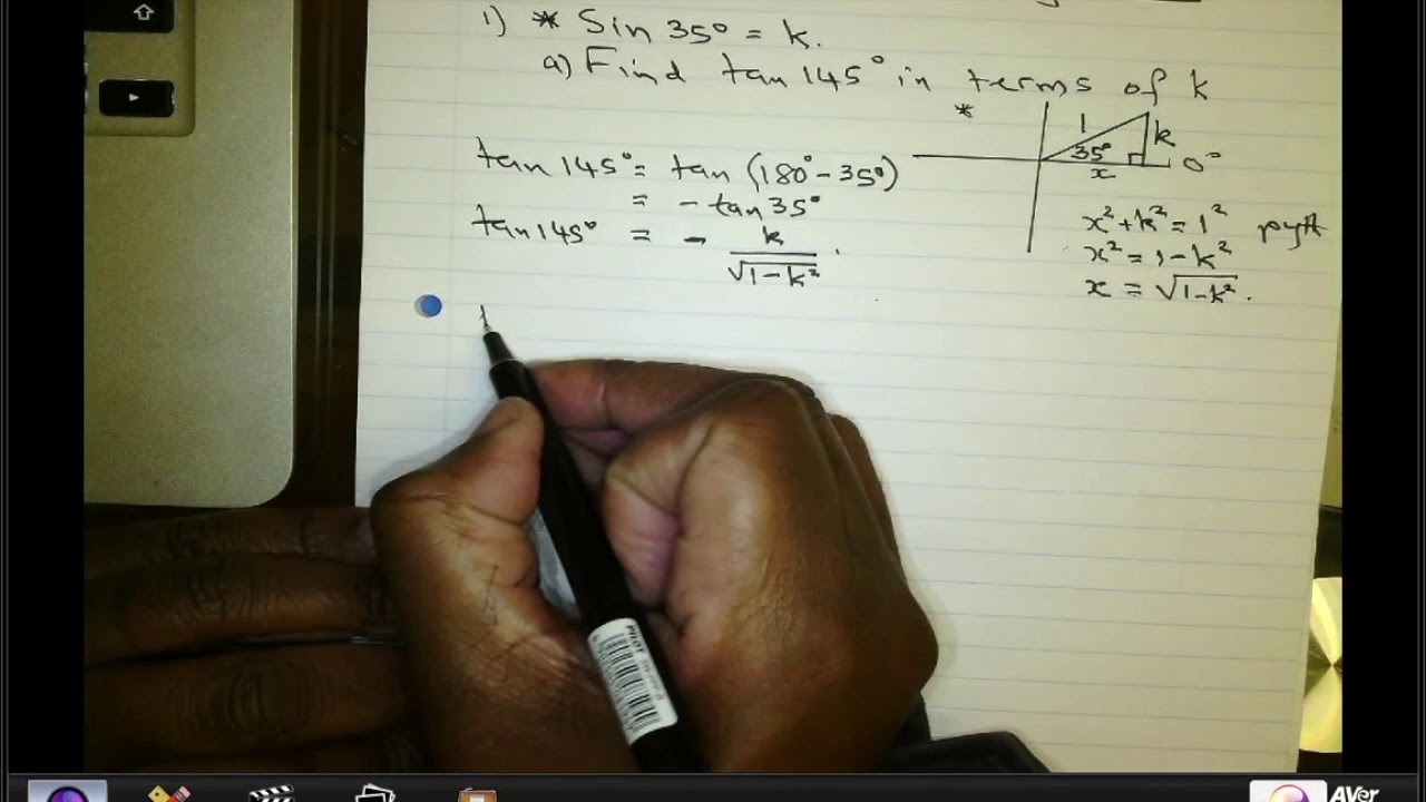 Trig ratios in terms of letters - YouTube