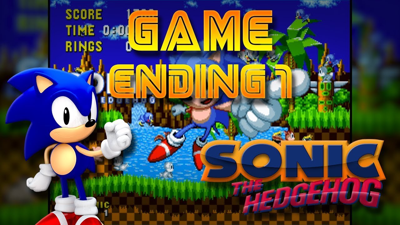 Sonic The Hedgehog - Game Ending (Without all Emeralds) - Sega Mega ...