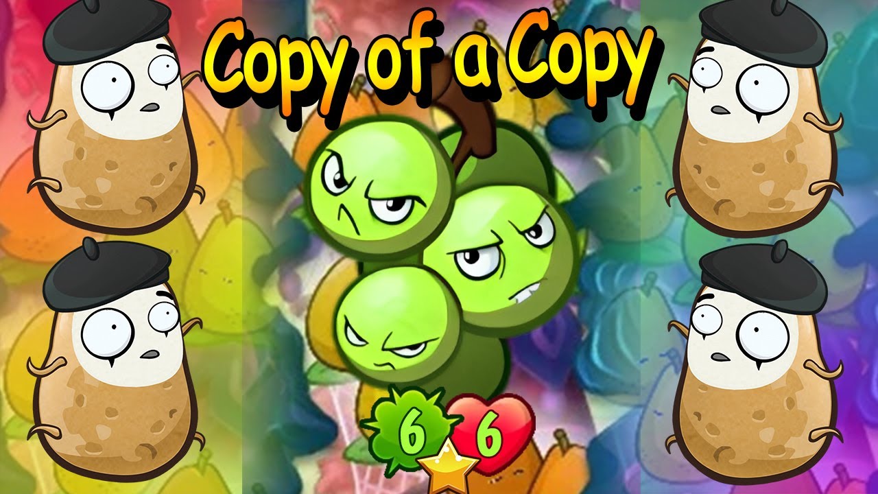 Imitater + Pearadise: A Copy of A Copy! PvZ Heroes - YouTube
