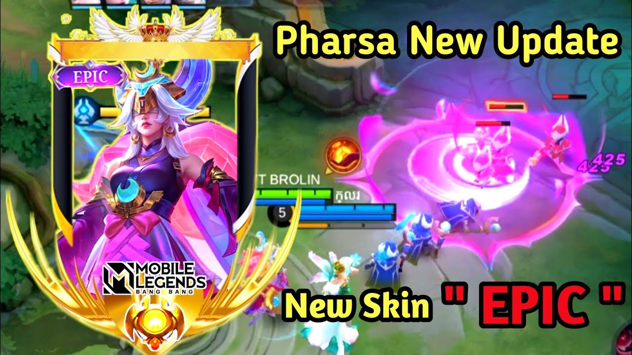 Pharsa New Update !! Pharsa New Skin " EPIC " Neon Shingetsu 💓 Pharsa ...