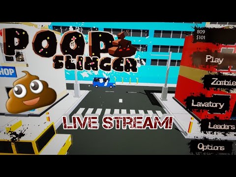Poop Slinger PS4 Live Stream - YouTube