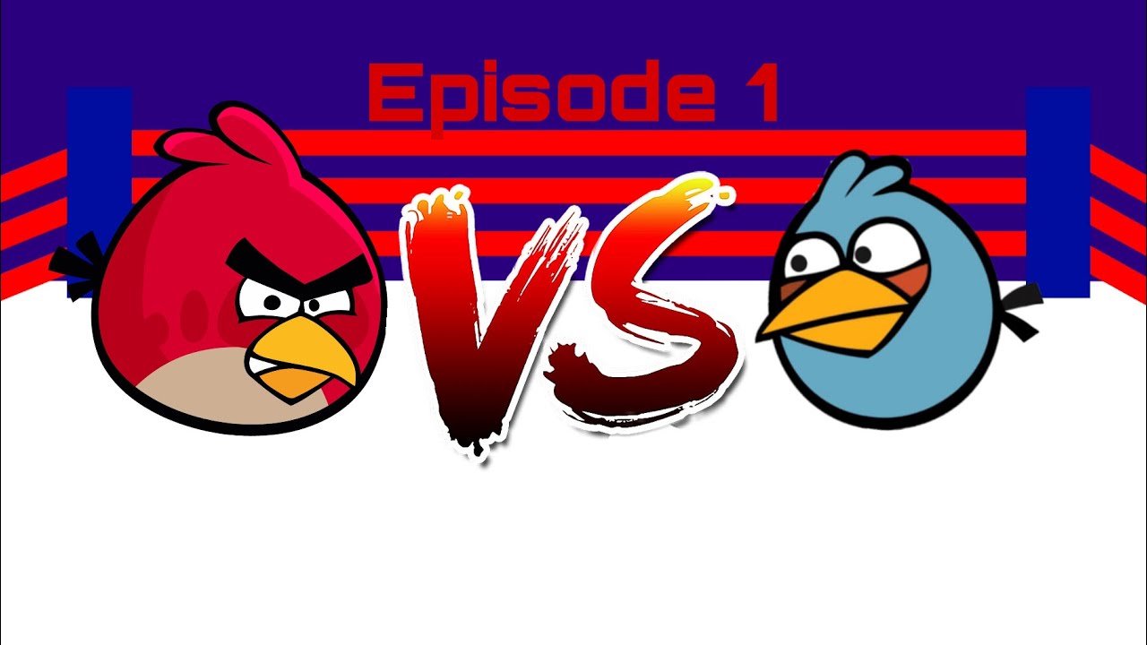 Red Vs Blue - Angry Birds Boxing - YouTube