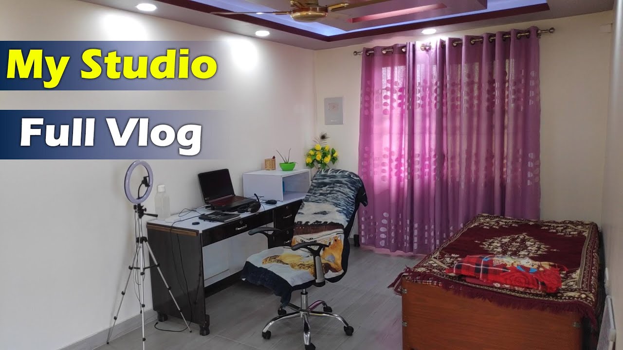 My New Studio Full Vlog | Technical View Vlog - YouTube