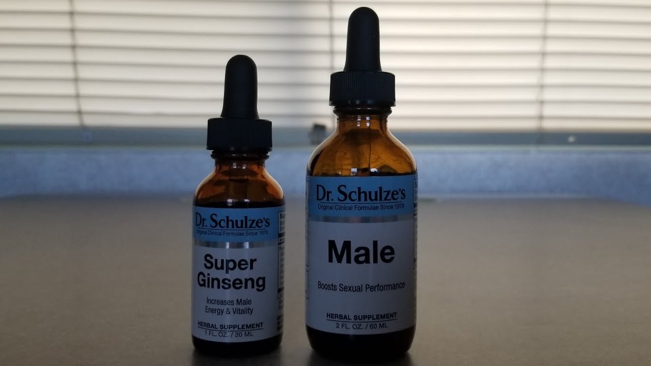 How To Use Dr. Schulze's Super Ginseng Formula & Male Formula - YouTube