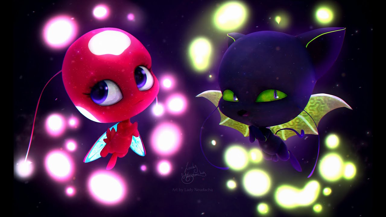 Miraculous Ladybug SpeedEdit: Space Tikki & Astro Plagg |FANMADE| - YouTube