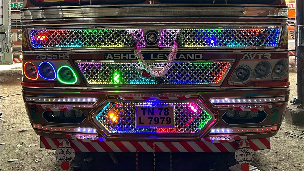 Lorry Full LED light video Sri Velliangiri motors Tiruchengode contact ...
