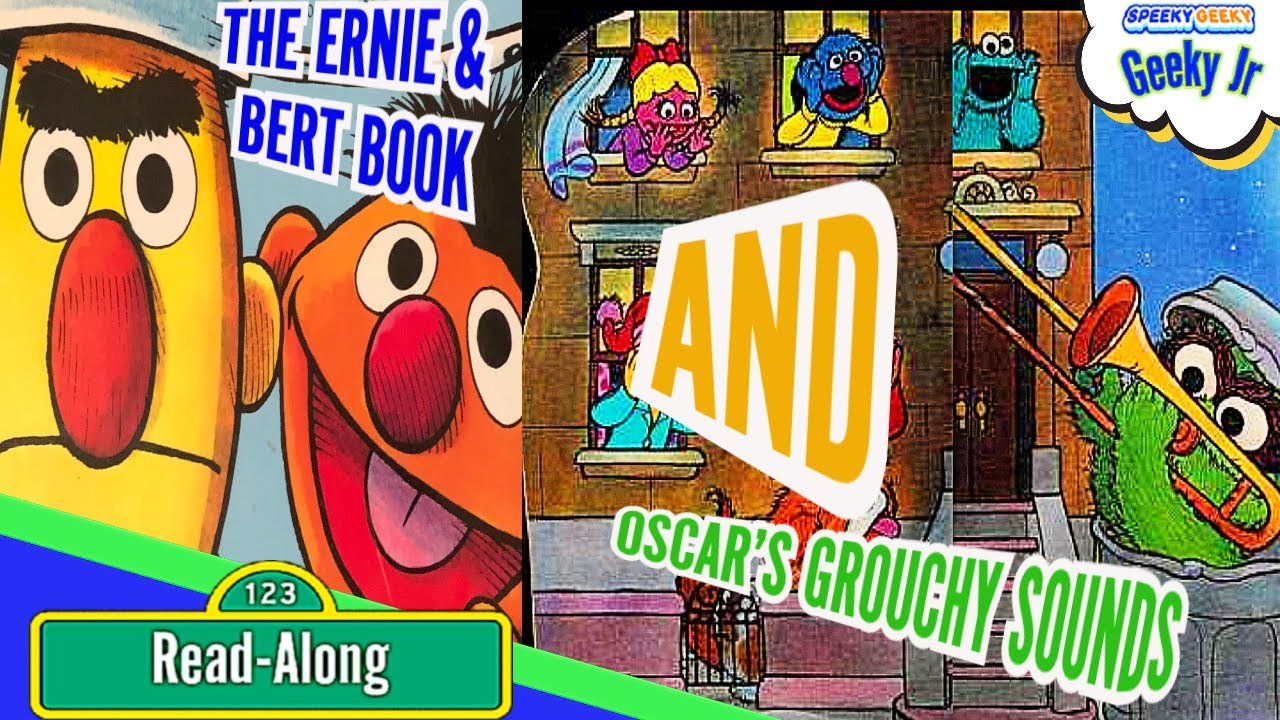 Sesame Street ~ OSCAR'S GROUCHY SOUNDS & ERNIE AND BERT BOOK Double ...