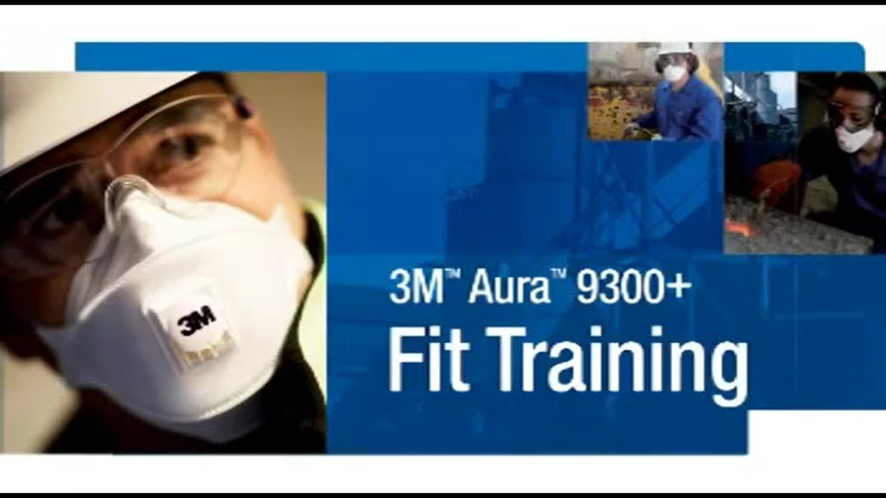 3M Aura 9300+ Disposable Respirator Fitting Video - YouTube