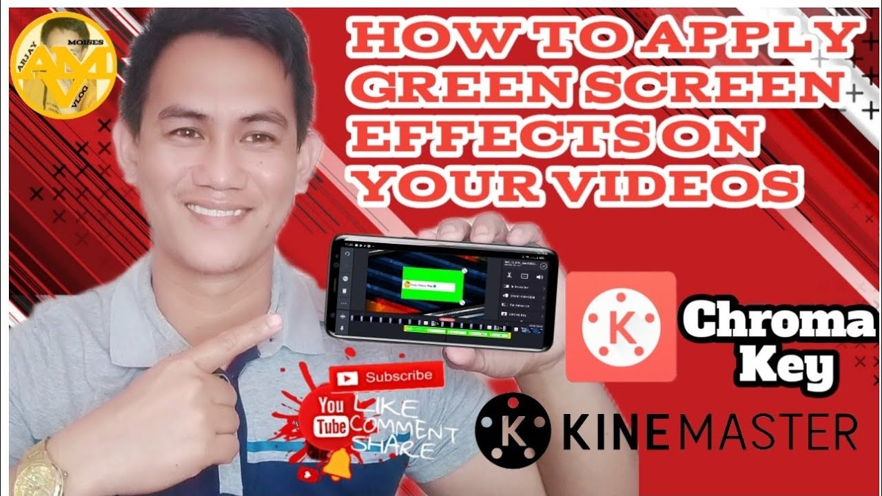 HOW TO APPLY GREEN SCREEN EFFECTS SA ON YOUR VIDEO | USING KINEMASTER ...