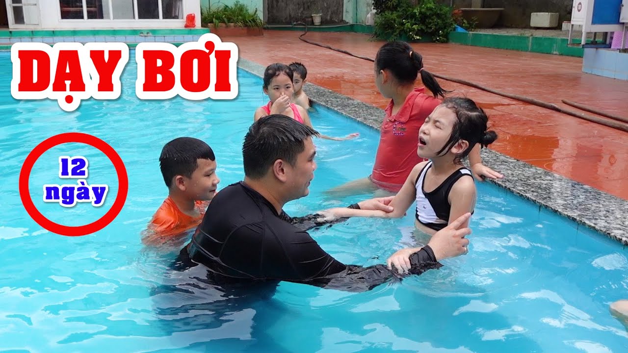 Lớp dạy bơi cho trẻ em 12 ngày - YouTube