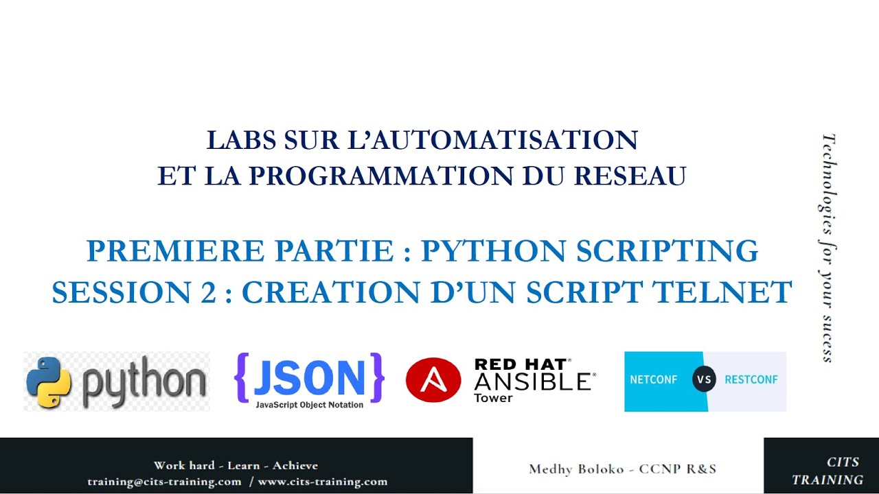 DEVASC - DEVNET LABS en Français (2) : Automatisation et Programmation ...