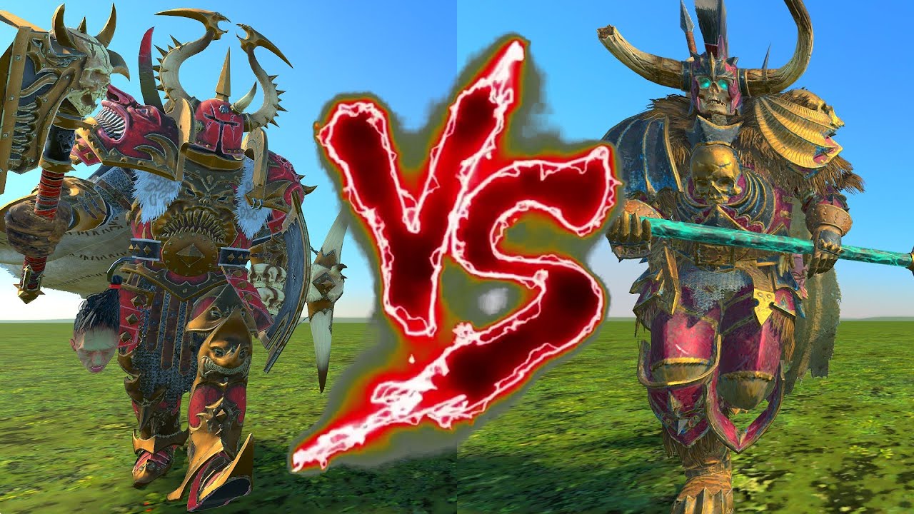 Harald Hammerstorm VS Krell. Total War Warhammer 3 - YouTube
