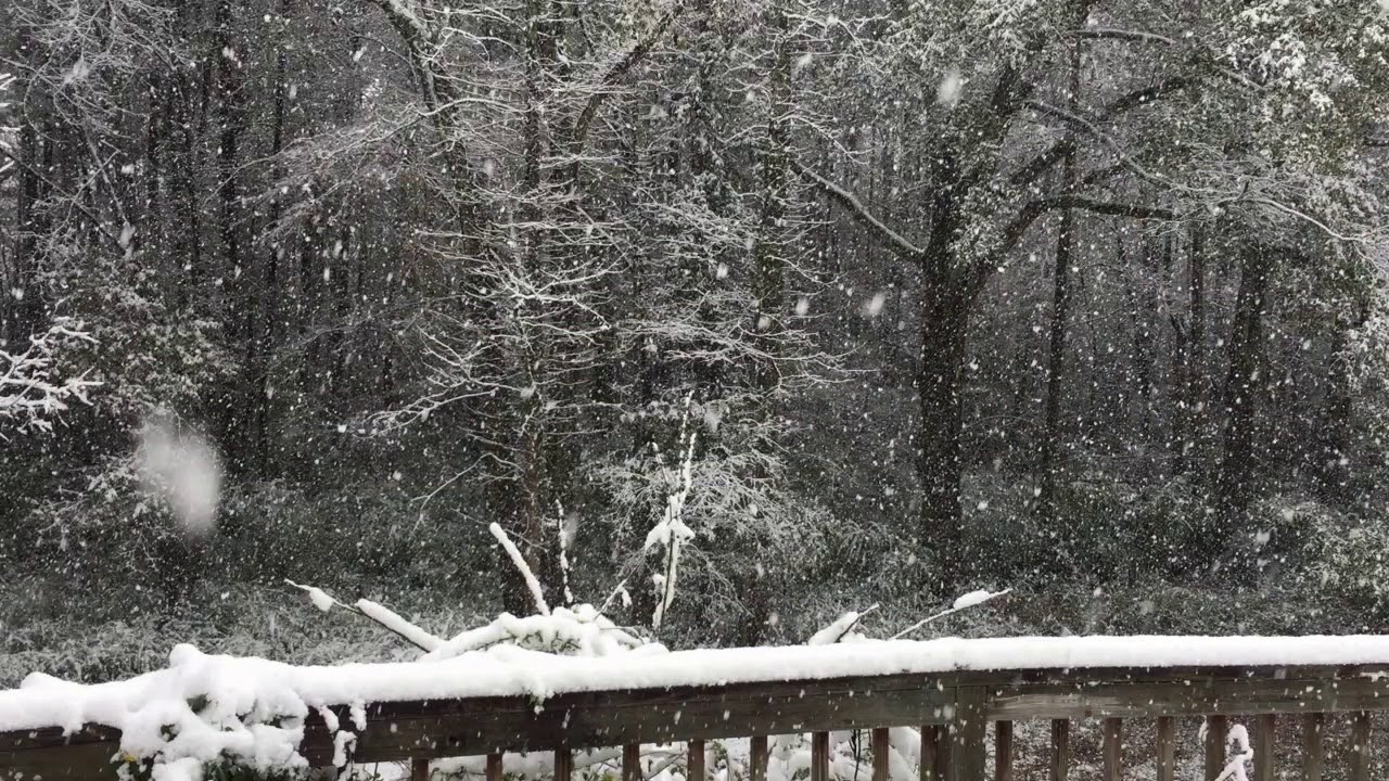 Birmingham Alabama snow December 8 2017 - YouTube