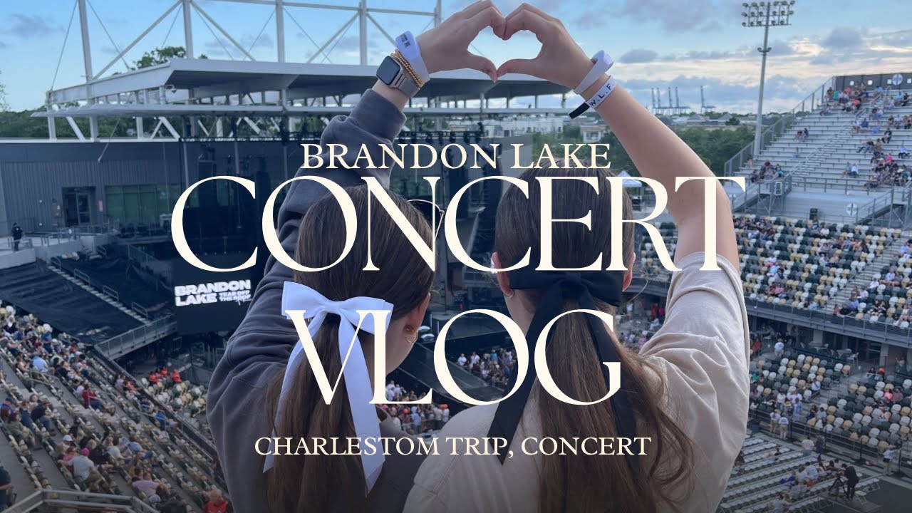 BRANDON LAKE CONCERT // Charleston Day Trip with Delilah 🩷 - YouTube