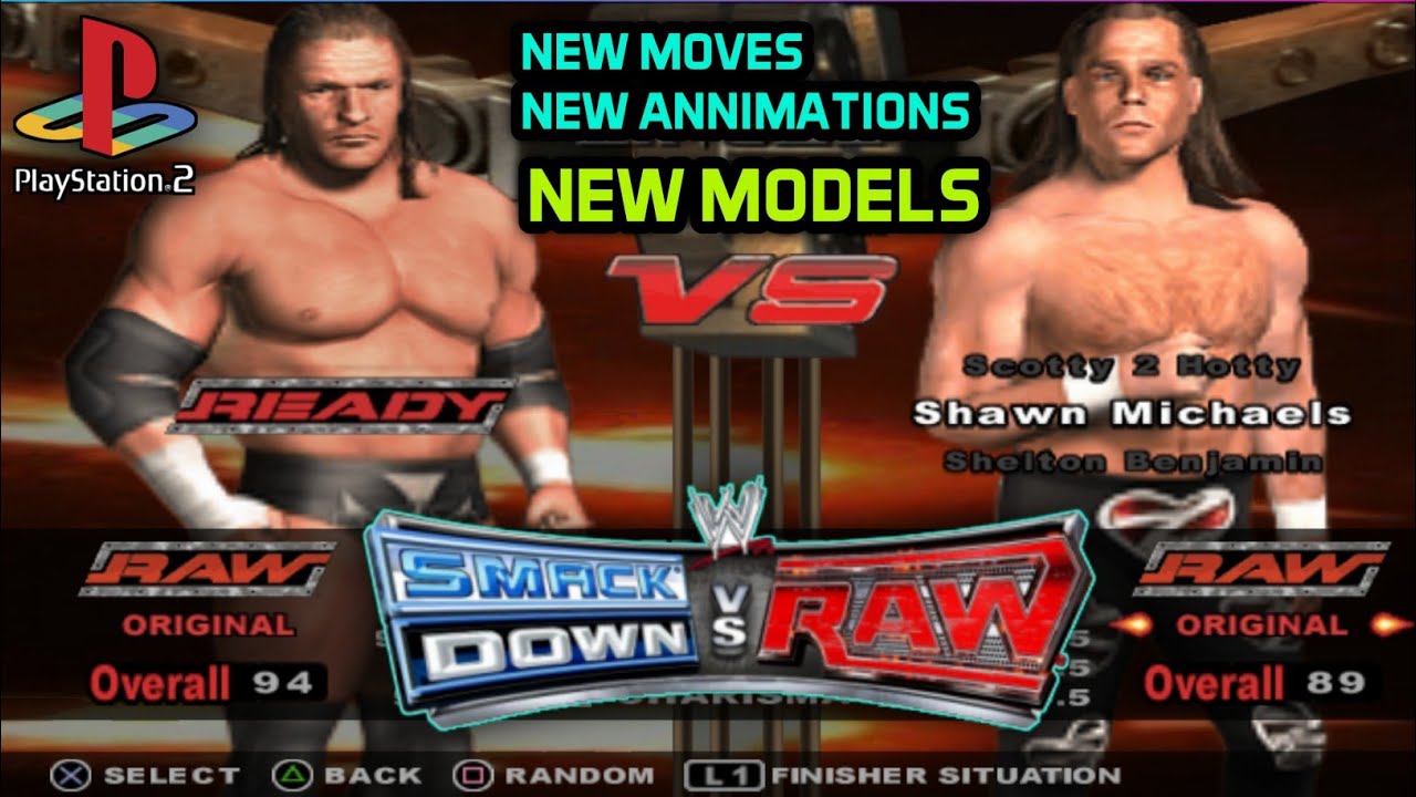 WWE SmackDown vs Raw PS2 mod | SVR 2008 model port | SVR 05 MOD ...