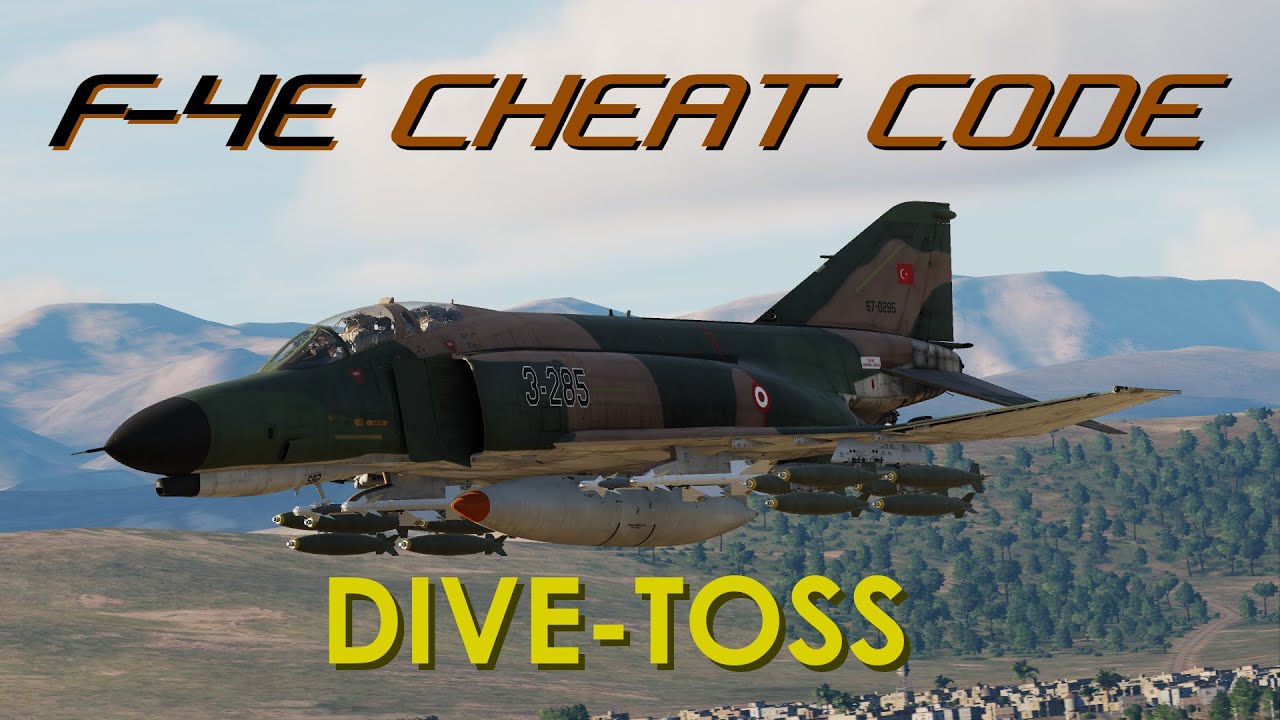 F-4E Cheat Code | DCS World - YouTube