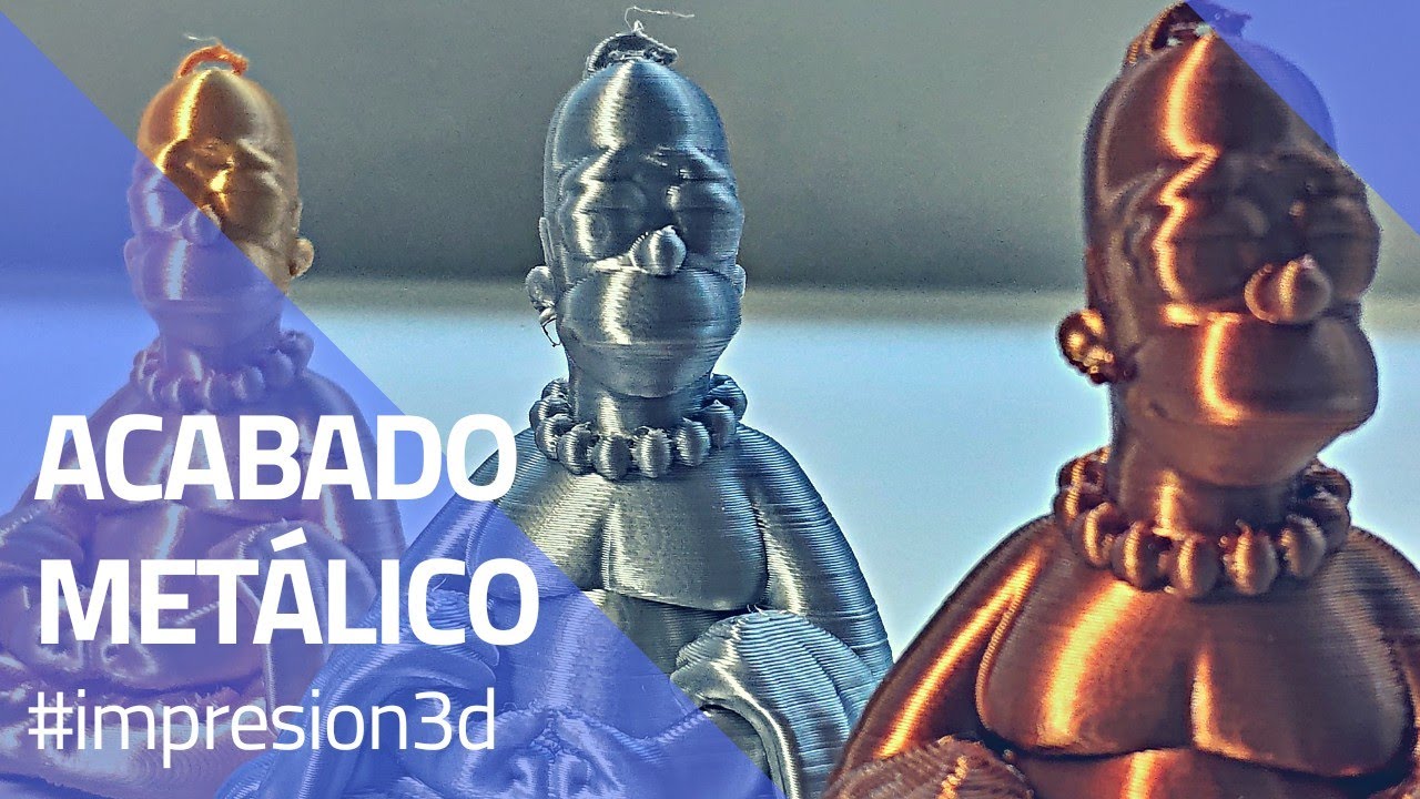 ACABADO METÁLICO en tus piezas IMPRESAS EN 3D | Filamentos seda ...