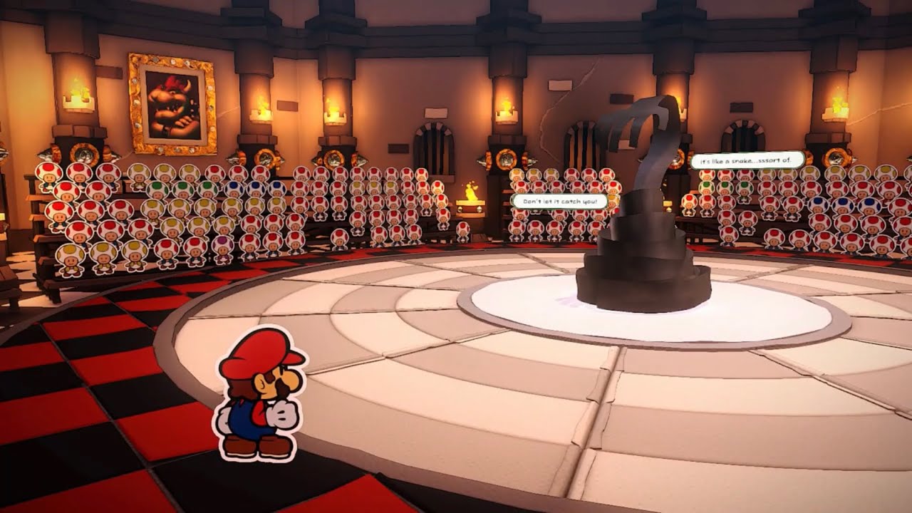 Paper Mario Origami King Boss 12: Handaconda - YouTube