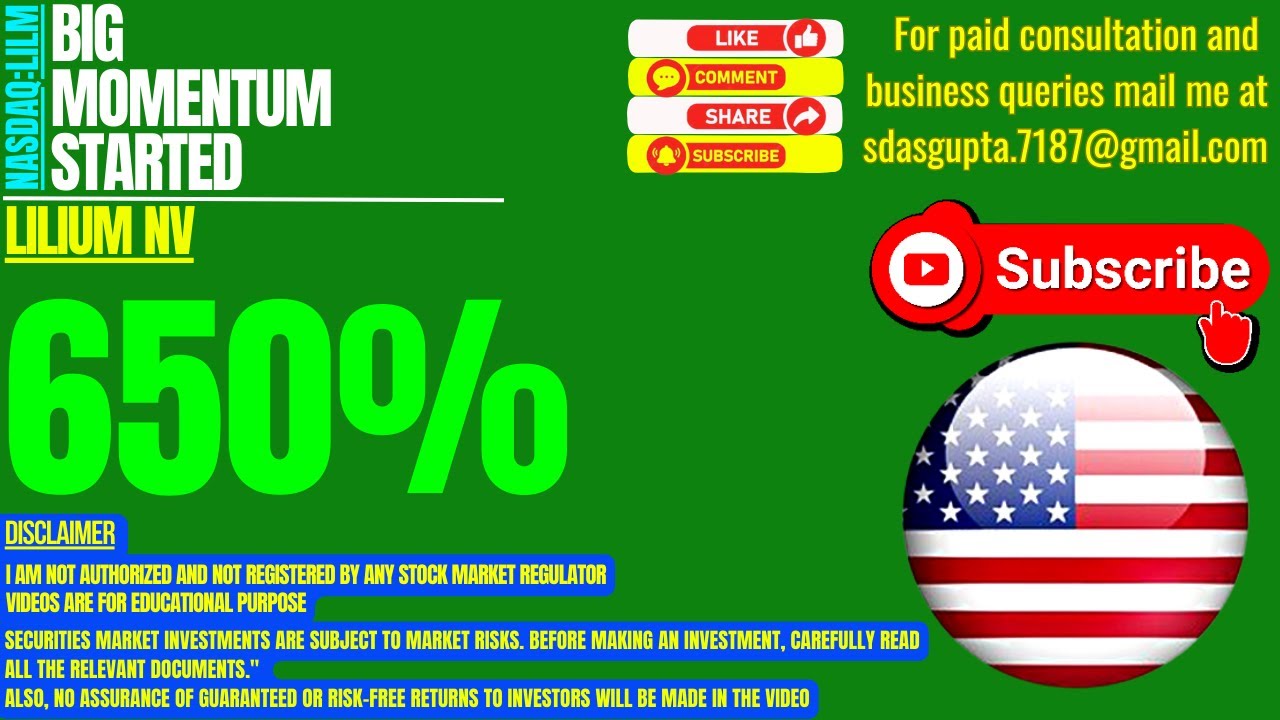 LILIUM NV BIG MOMENTUM STARTED | LILM STOCK - YouTube