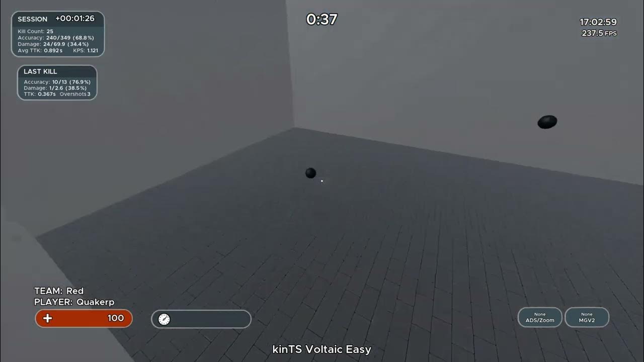 Kovaak - kints Voltaic Easy 72.1 - YouTube