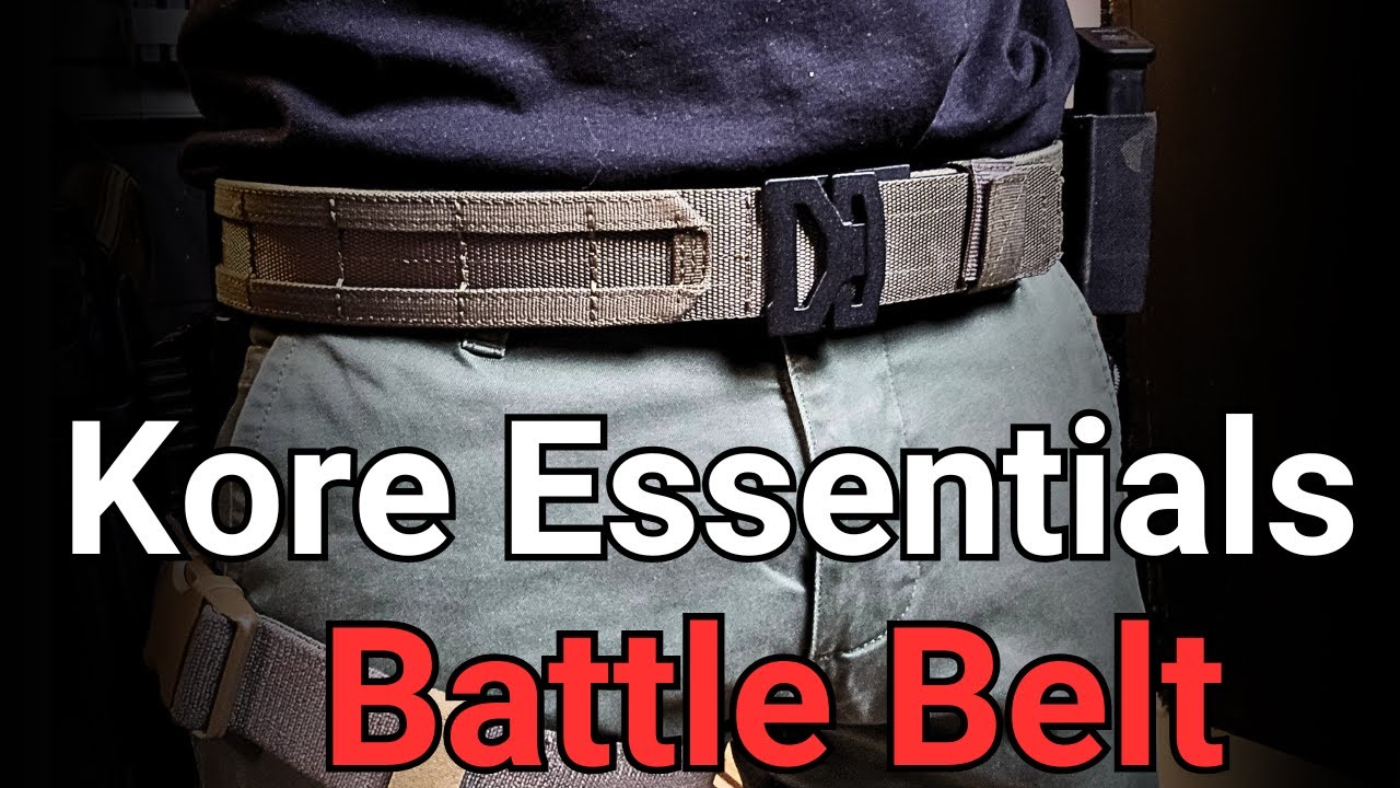 Building Out My FIRST Battle Belt With Kore Essentials - YouTube