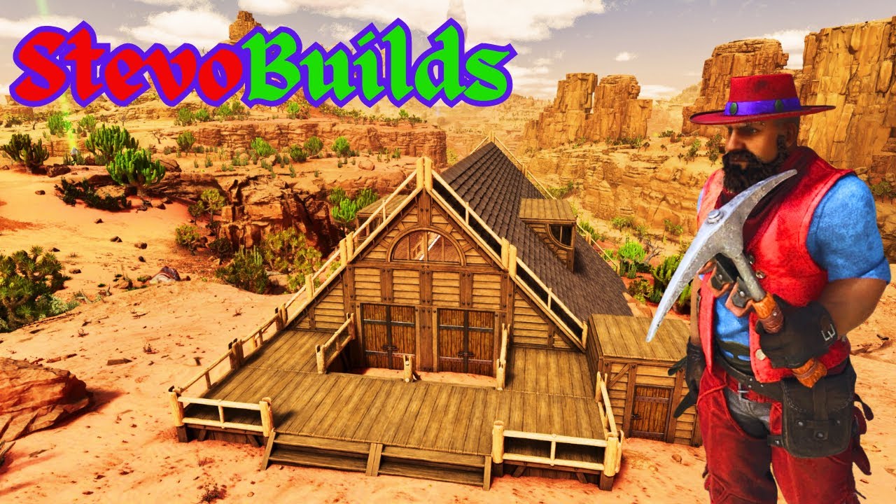 Ultimate A-Frame Home Build in Ark: Scorched Earth | XBOX ONE | ARK ...